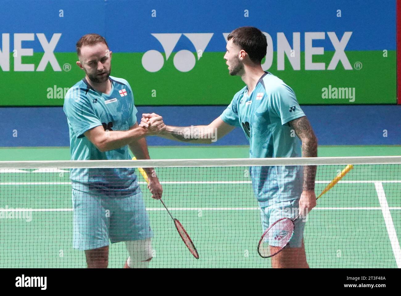 Sean VENDY And Ben LANE of Great Britain during the Yonex ...