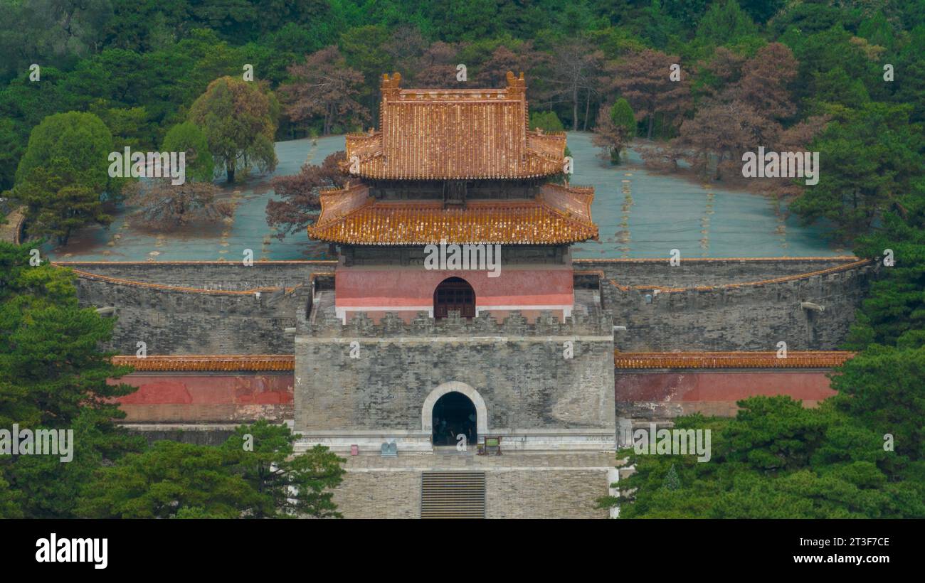 Zunhua City, China - August 27, 2023: Aerial photo taken of the Yuling ...