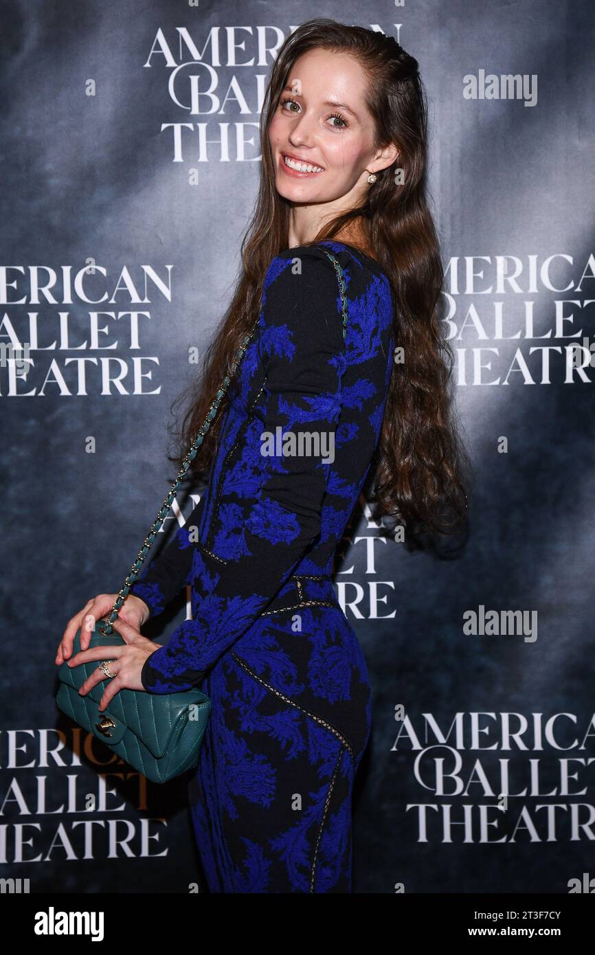 New York, USA. 24th Oct, 2023. Unity Phelan walking on the red carpet ...