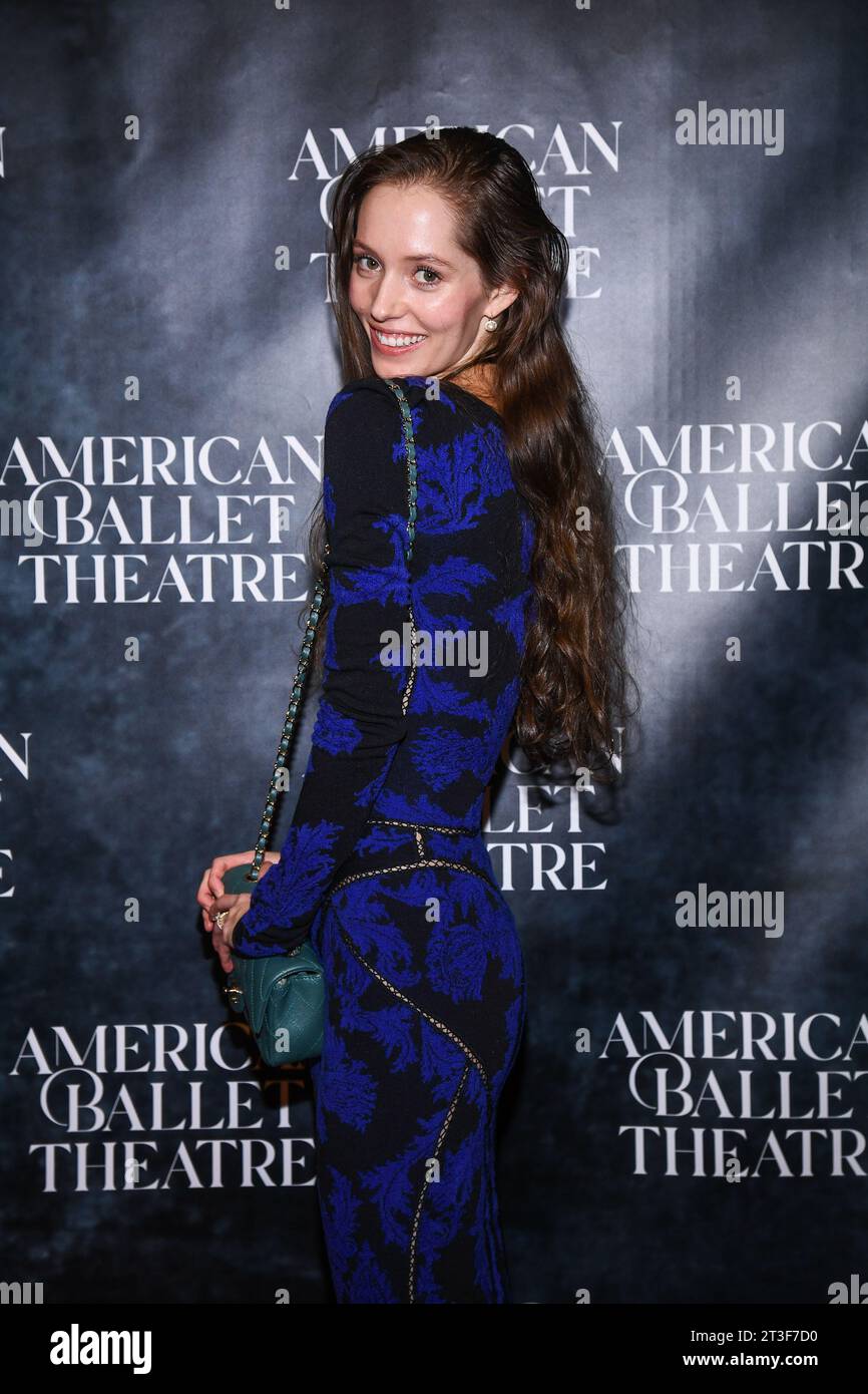 New York, USA. 24th Oct, 2023. Unity Phelan walking on the red carpet ...
