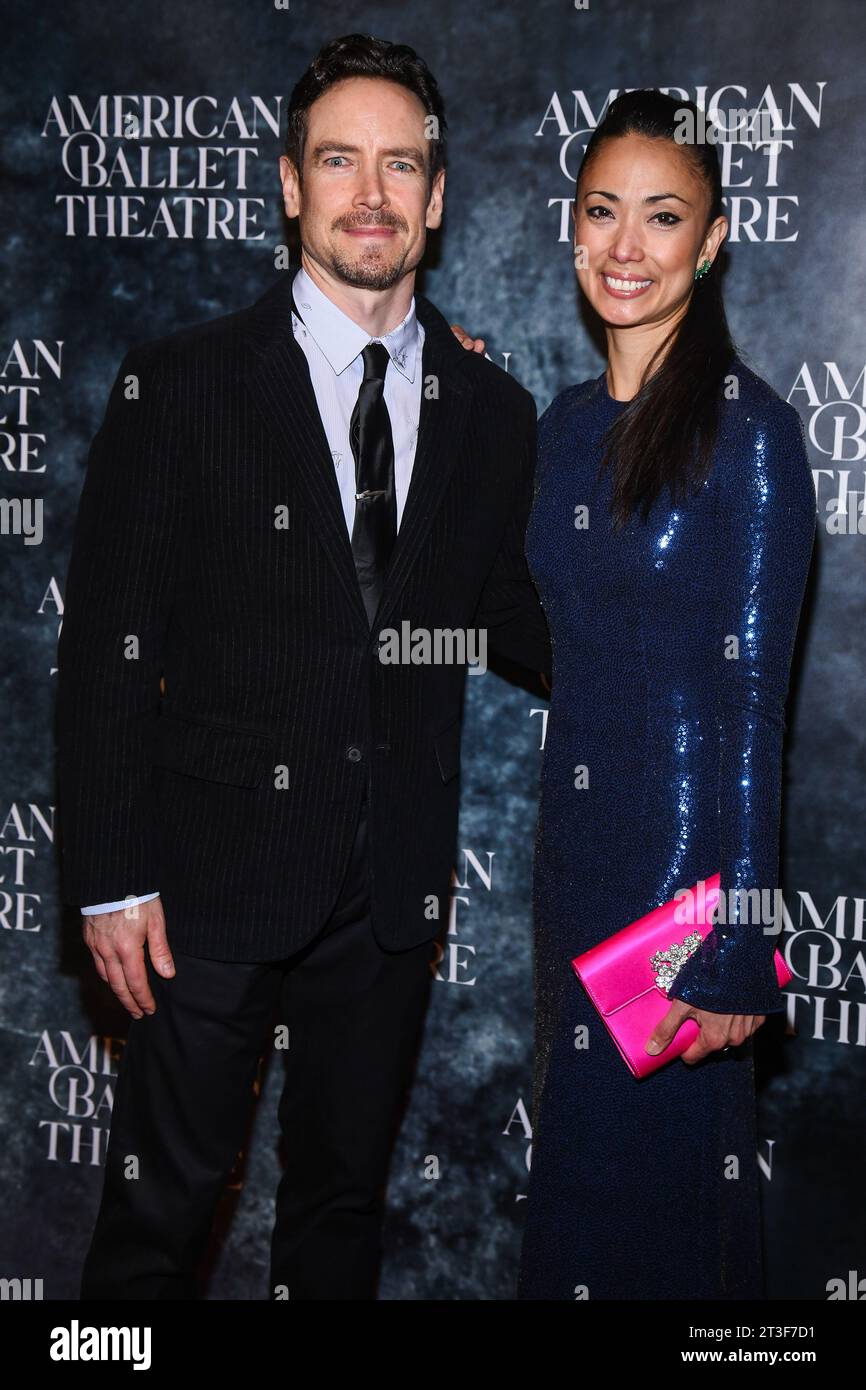 New York, USA. 24th Oct, 2023. Sascha Radetsky and Stella Abrera ...