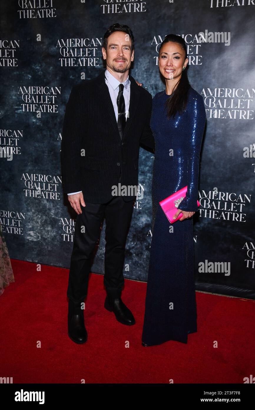 New York, USA. 24th Oct, 2023. Sascha Radetsky and Stella Abrera ...
