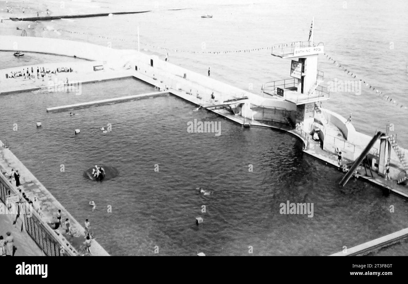 Marina, Swimming Pool, Ramsgate in 1939 Stock Photo - Alamy