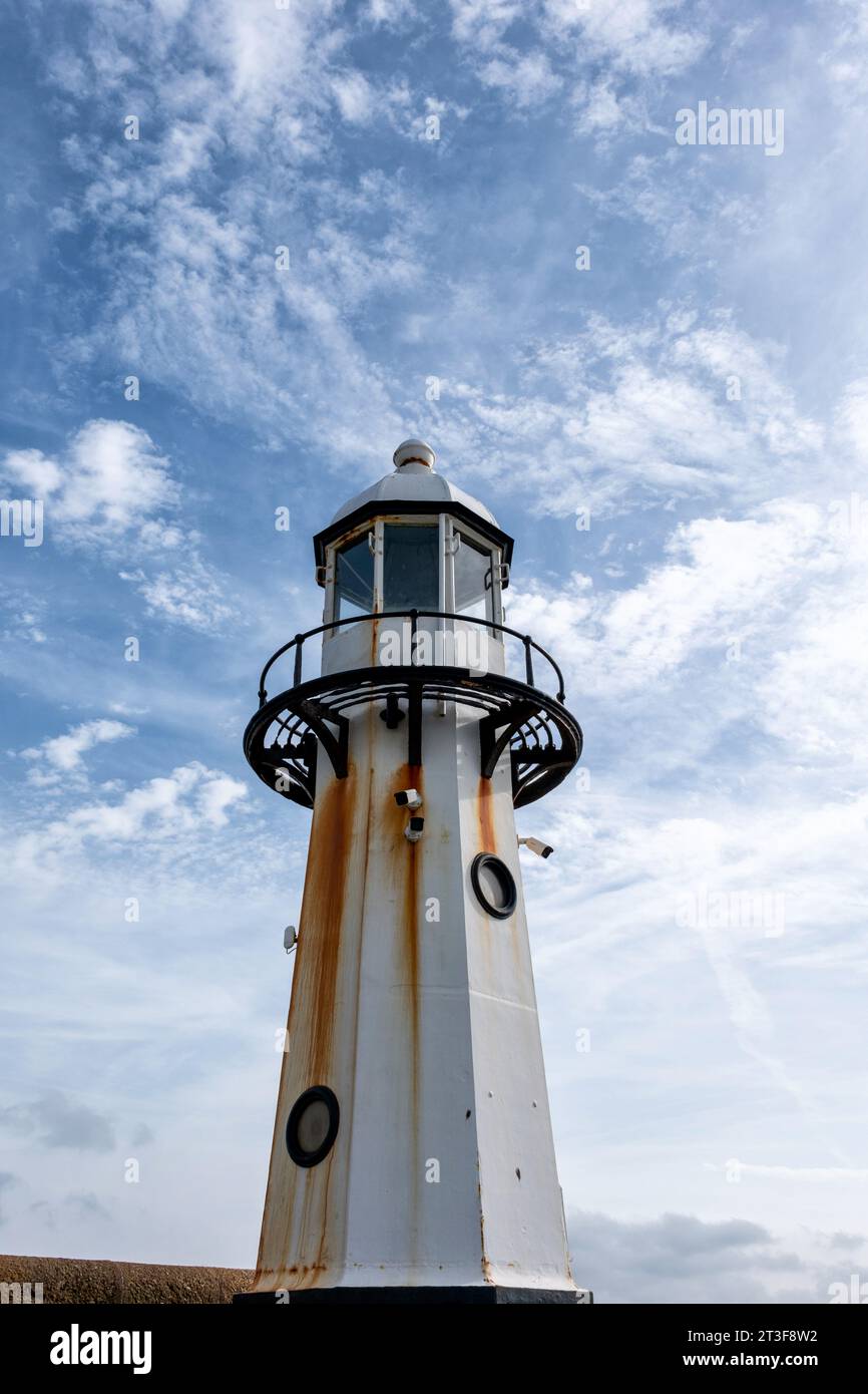 St Ives Lighthouse Stock Photo - Alamy