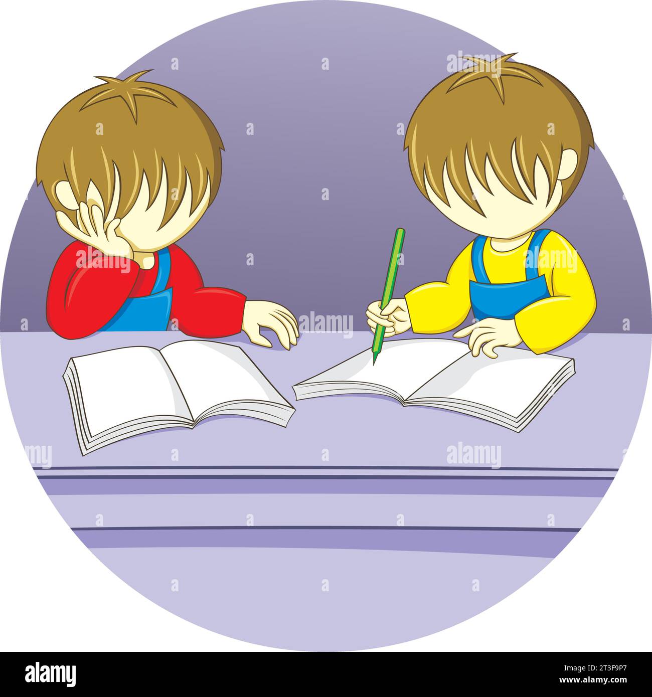 Writing exams Stock Vector Images - Alamy