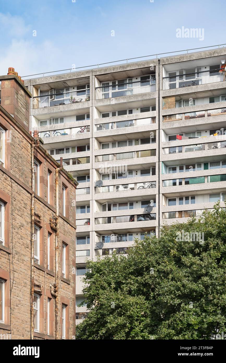Edinburgh, Scotland, UK - Cables Wynd House (Banana Flats) by Alison ...