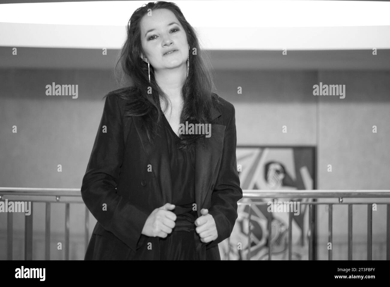 Austrian lyric soprano Anna Prohaska poses during the portrait session ...