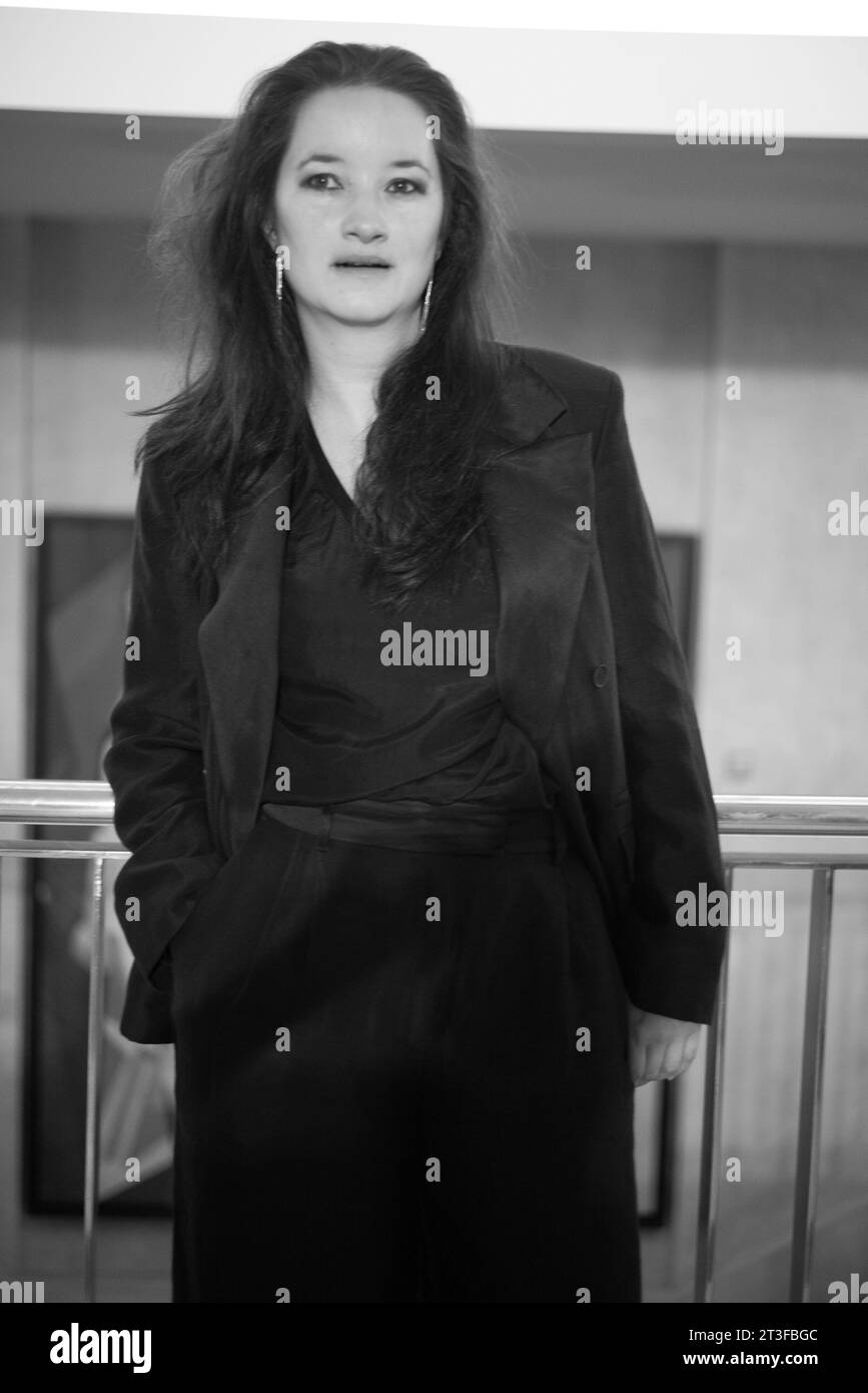 Austrian lyric soprano Anna Prohaska poses during the portrait session ...