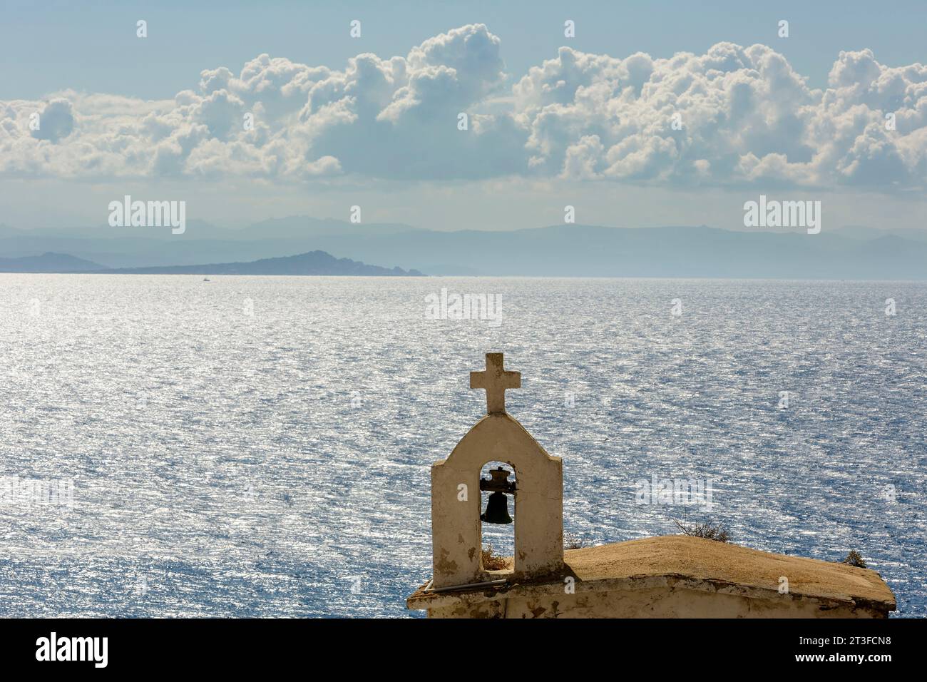 France, Corse du Sud, Bonifacio, Saint Roch chapel built in the 16th ...