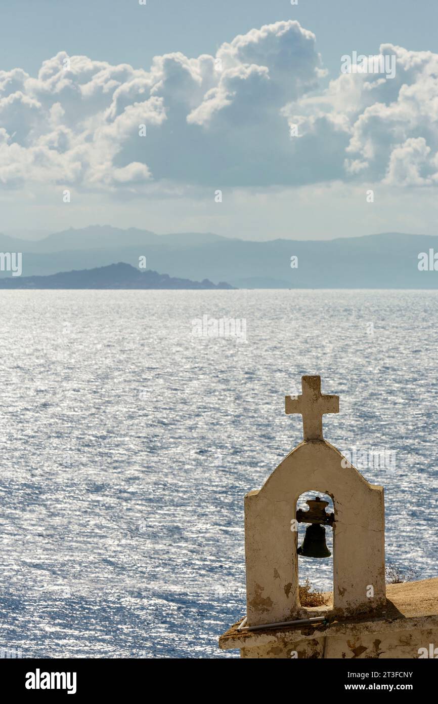 France, Corse du Sud, Bonifacio, Saint Roch chapel built in the 16th ...