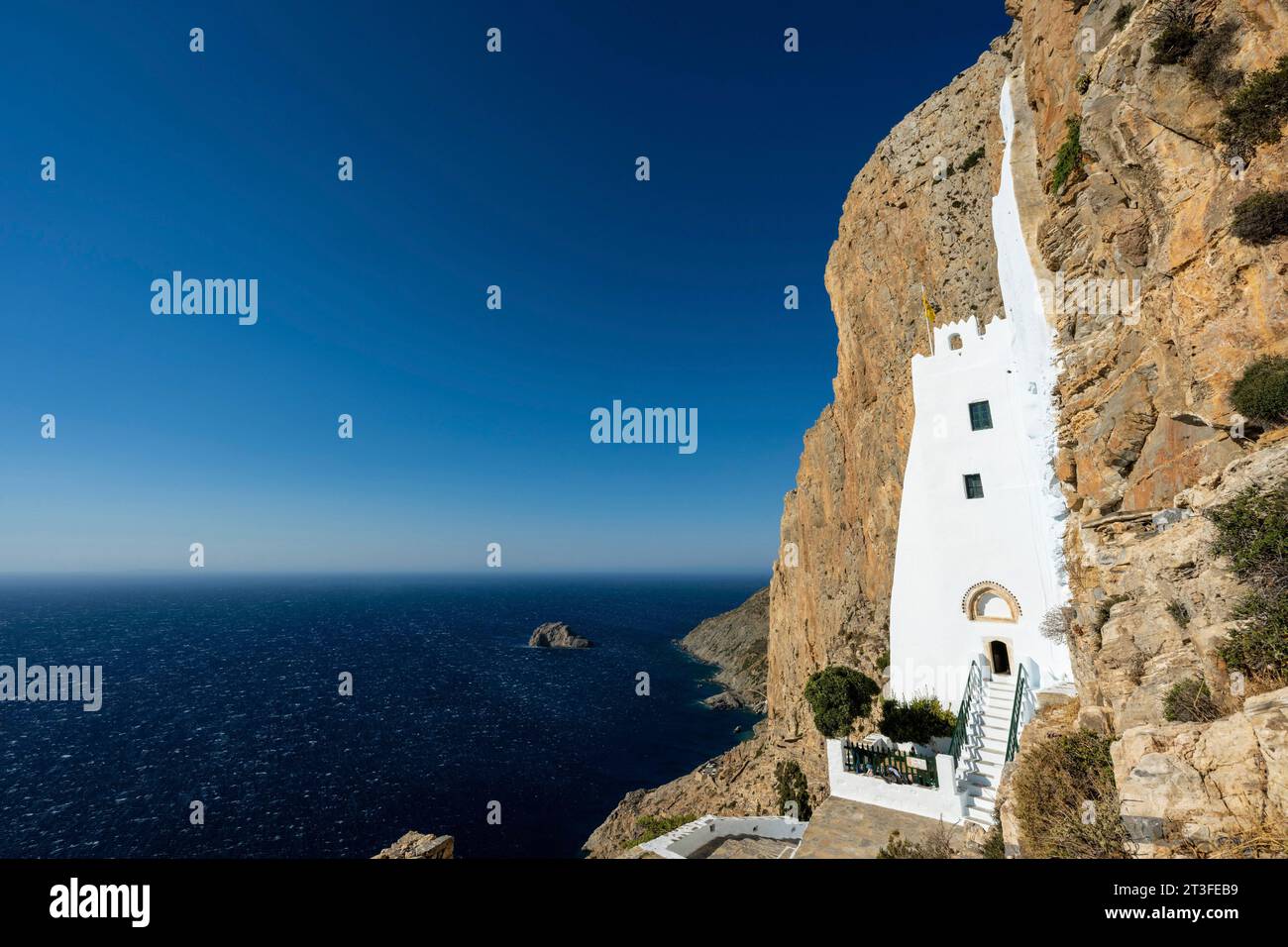 Greece, Aegean Sea, Eastern Cyclades archipelago, Amorgos Island ...