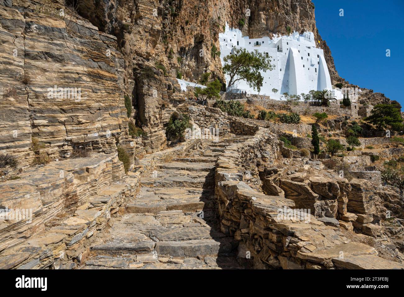 Greece, Aegean Sea, Eastern Cyclades archipelago, Amorgos Island ...