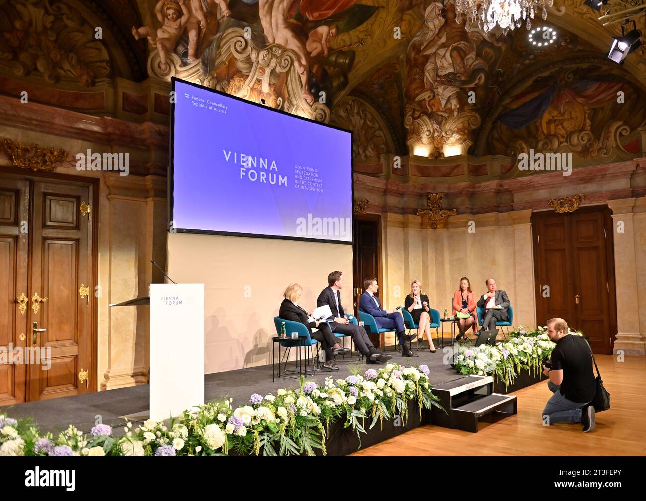 Vienna, Austria. 24th Oct, 2023. Vienna Forum on Countering Segregation ...