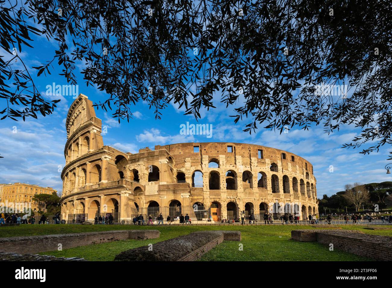 Italy, Latium, Rome, historical center listed as World Heritage by ...