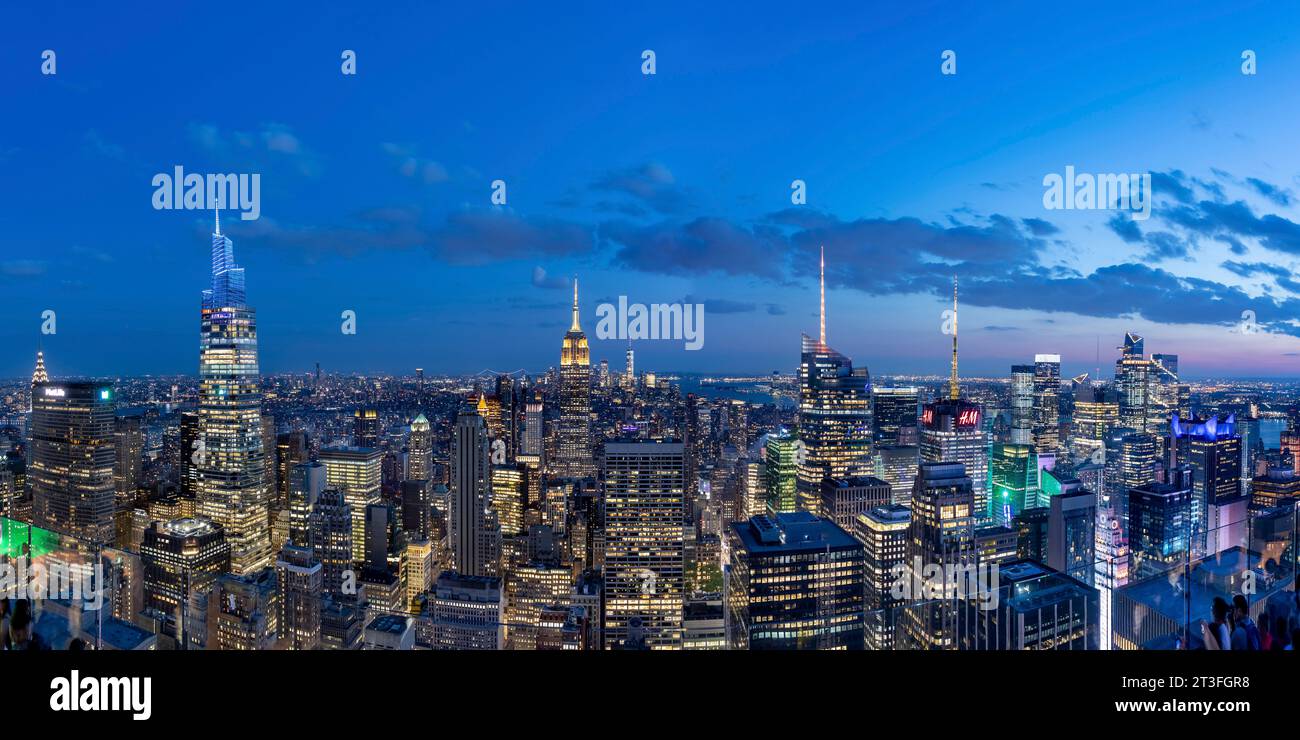 United States, New York State, Manhattan,South Manhattan view from the ...