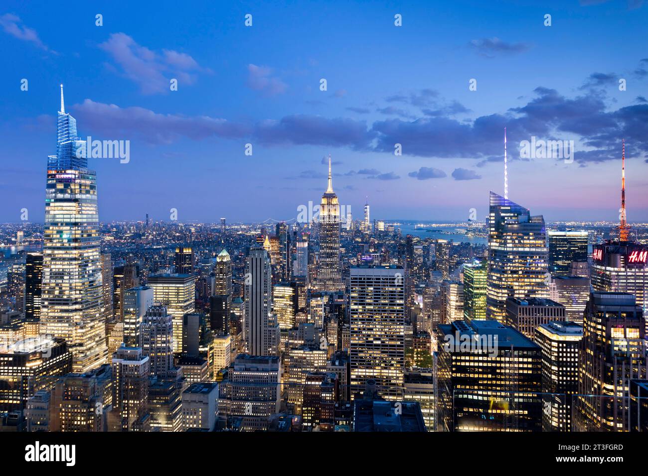 United States, New York State, Manhattan,South Manhattan view from the ...