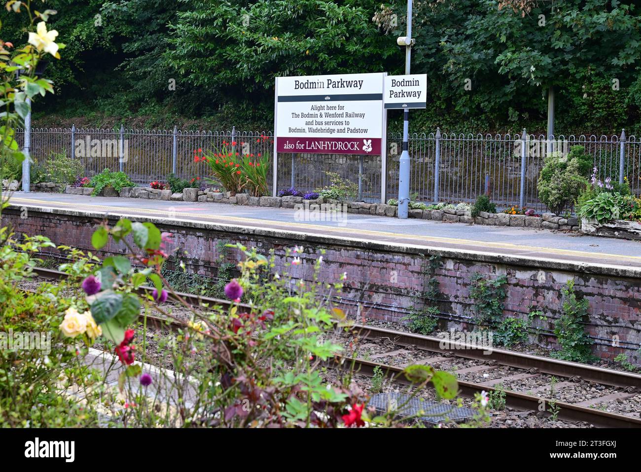 Bodmin Parkway station, Cornwall Stock Photo - Alamy