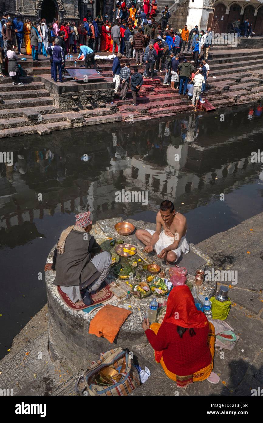 Nepal, Kathmandu, Hindu festival of Shivaratri in the Pashupatinath ...