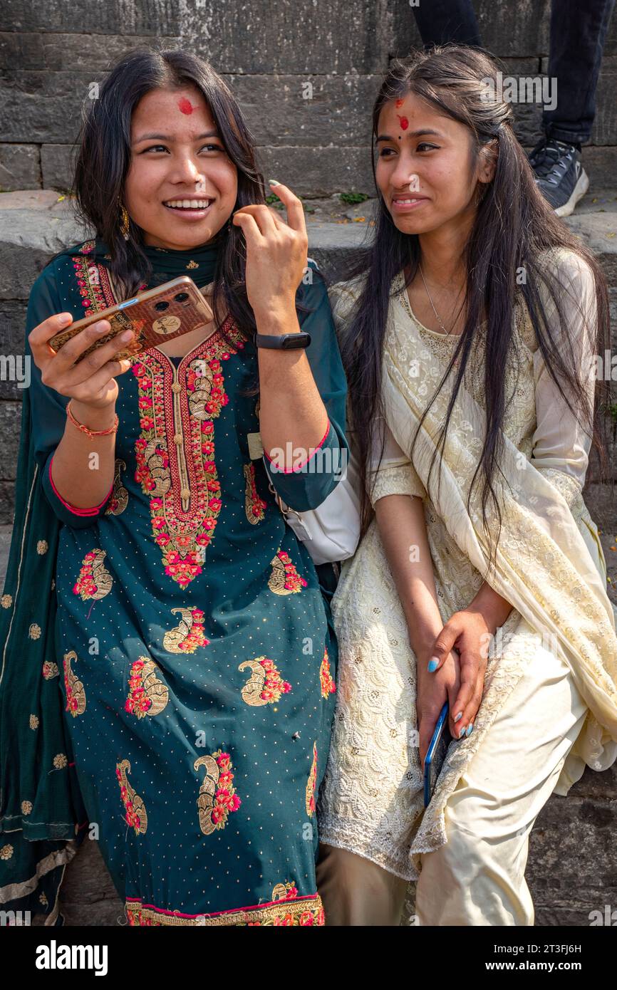 Nepal, Kathmandu, Hindu festival of Shivaratri in the Pashupatinath ...