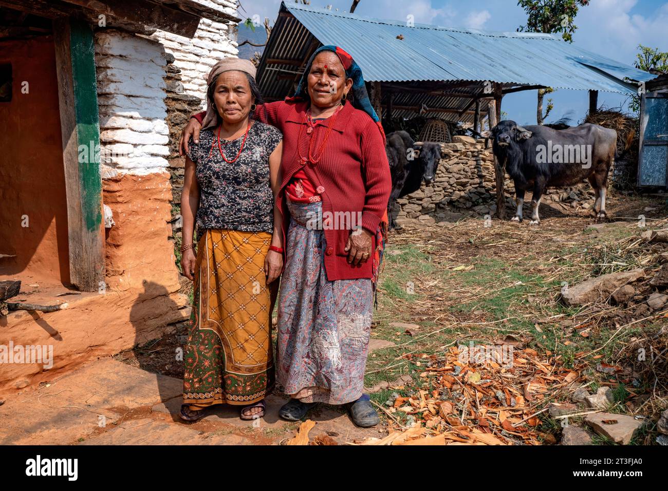 Nepal, Parbat district, Durlung Stock Photo - Alamy