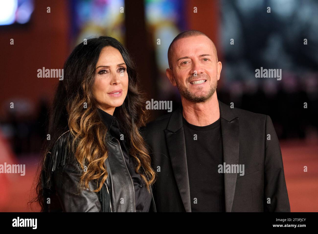 Rome, Italy. 24th Oct, 2023. Gabriella Labate and Raffaele Riefoli, aka ...