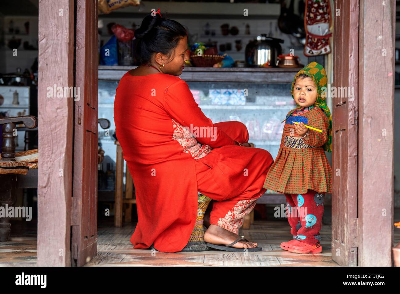 Nepal, Tanahu district, Bandipur Stock Photo - Alamy