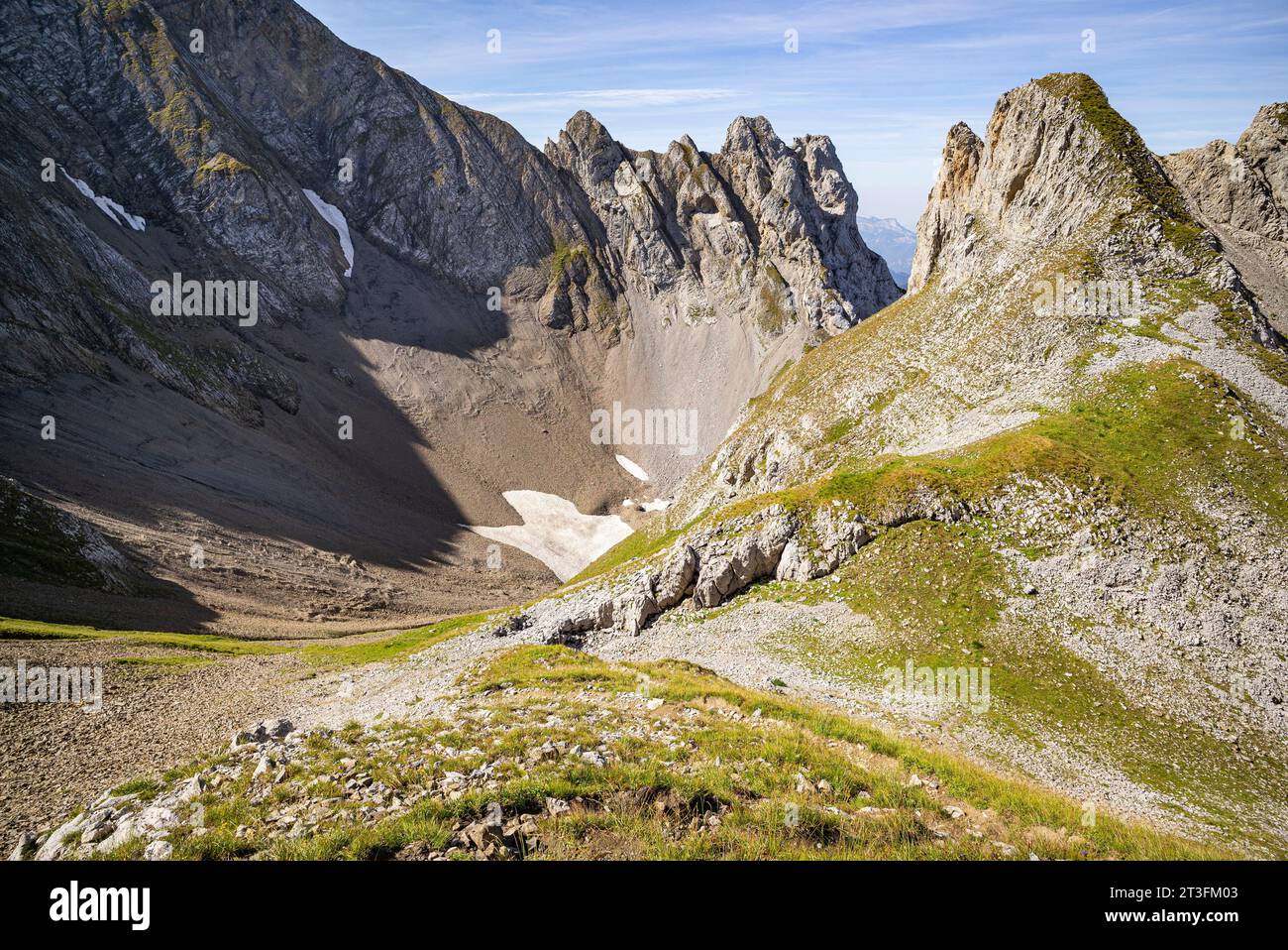 France, Haute savoie, le Grand Bornand, Aravis mountain range, Mont ...