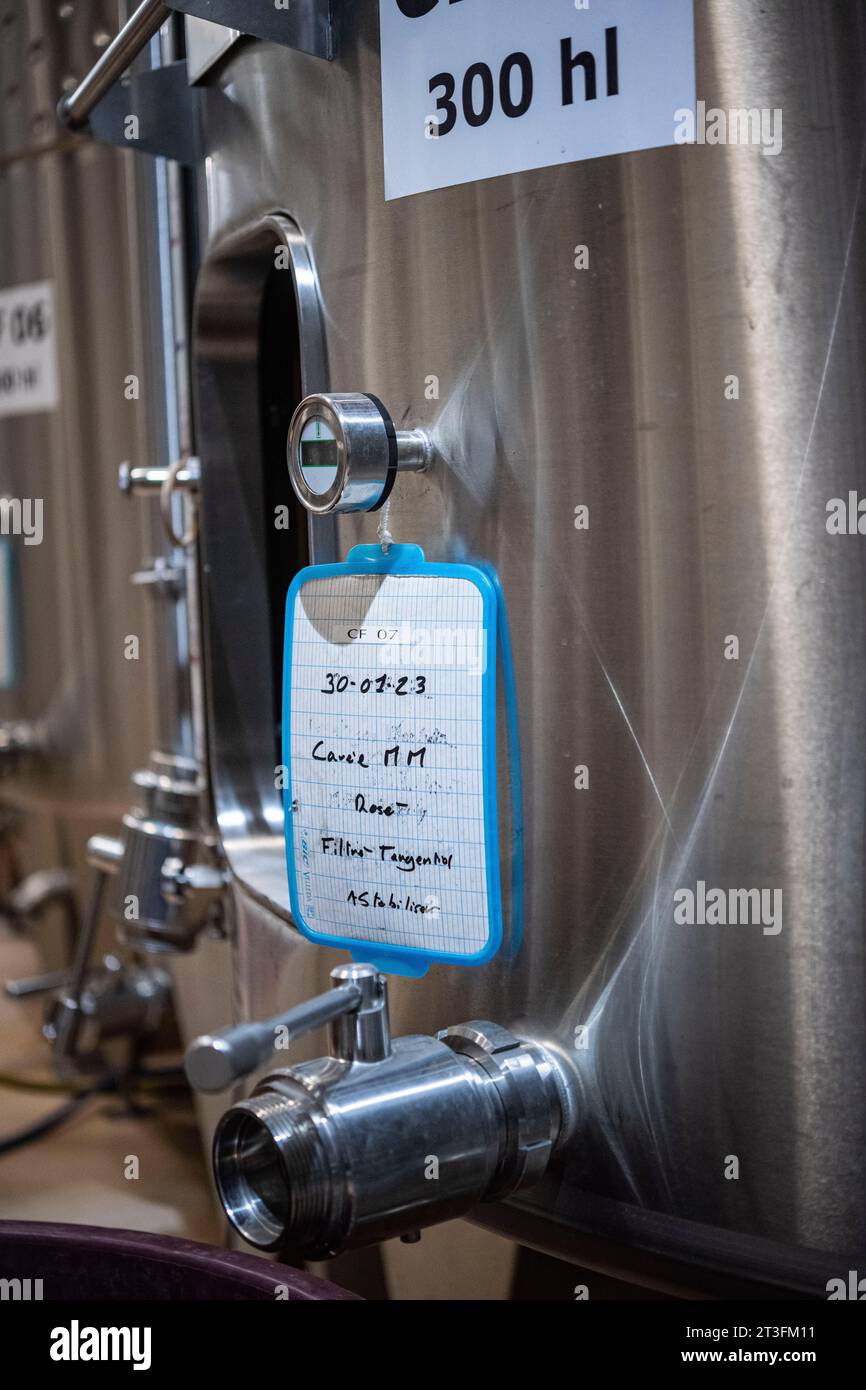 France, Gard, Bourdic, wine cooperative Collines du Bourdic, Côtes du ...