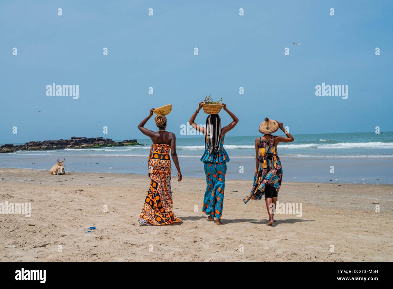 Senegal, Casamance, Ziguinchor district, women of the Diola ethnic ...