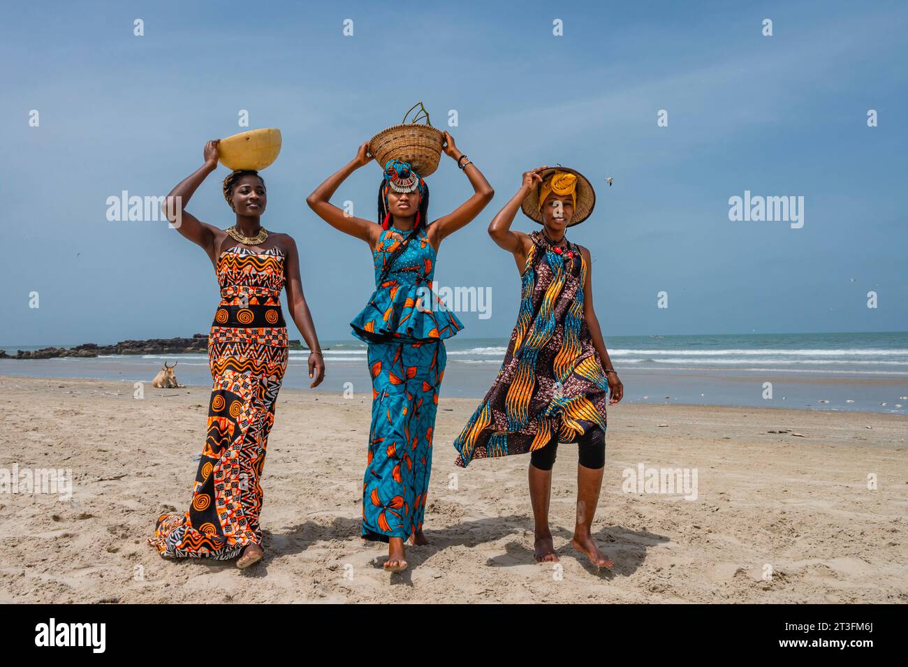 Senegal, Casamance, Ziguinchor district, women of the Diola ethnic ...