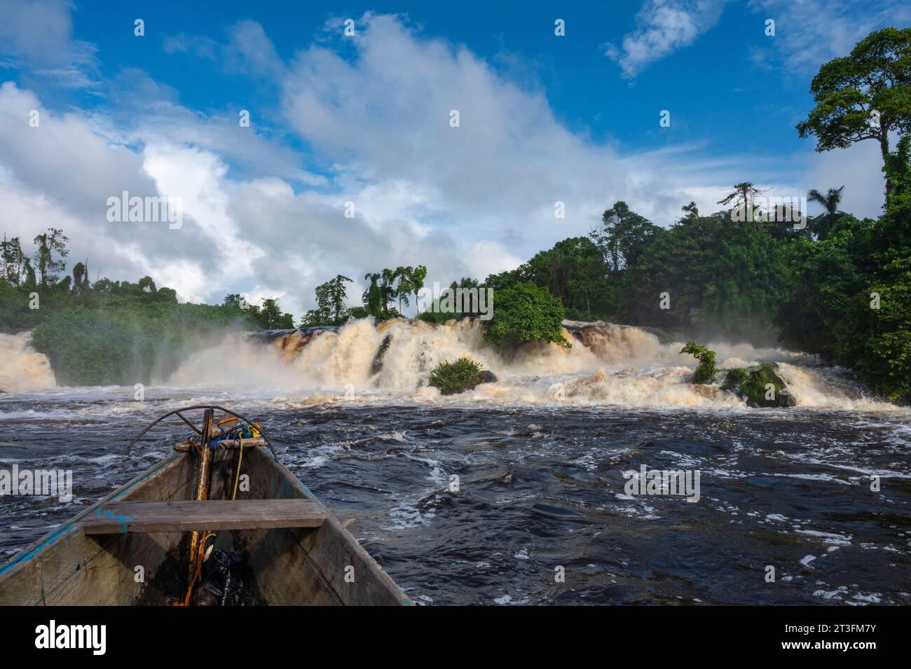 Cameroon, south area, ocean district, Kiribi, La Lobé warerfalls Stock ...
