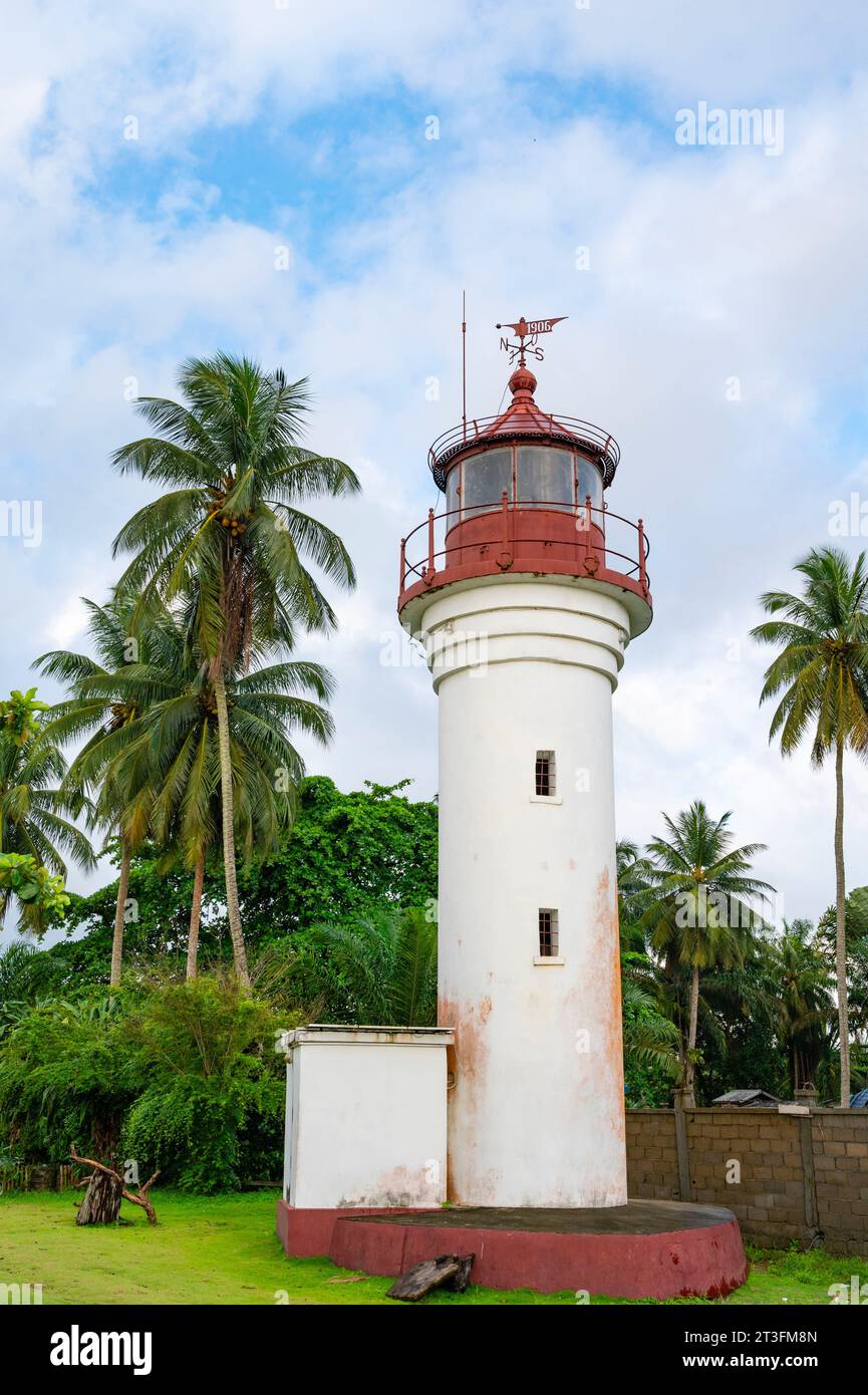 Cameroon, south area, ocean district, Kiribi, lighthouse built in 1906 ...