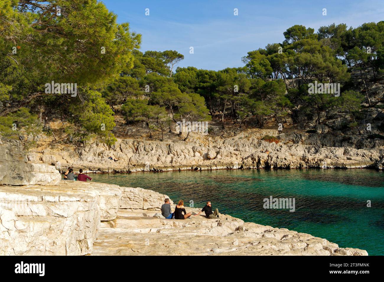 France, Bouches du Rhone, Cassis, Calanques National Park, the Calanque ...