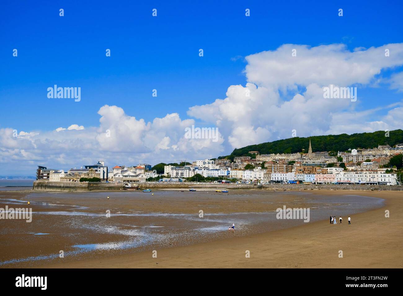United Kingdom, Somerset, Weston-super-Mare, the seaside resort Stock ...