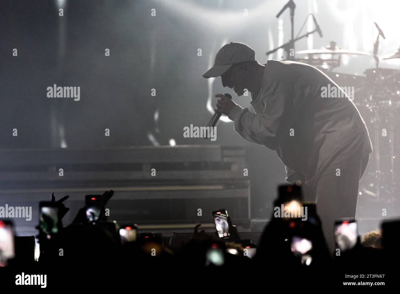 American rapper NF in concert Stock Photo - Alamy
