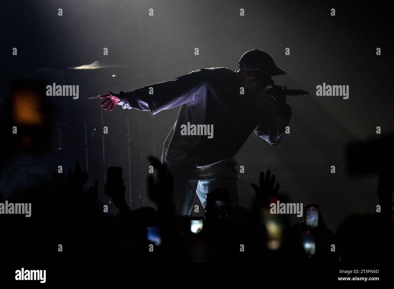 American rapper NF in concert Stock Photo - Alamy