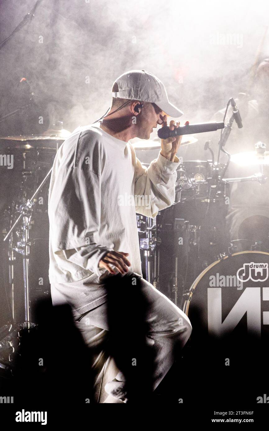 American rapper NF in concert Stock Photo - Alamy