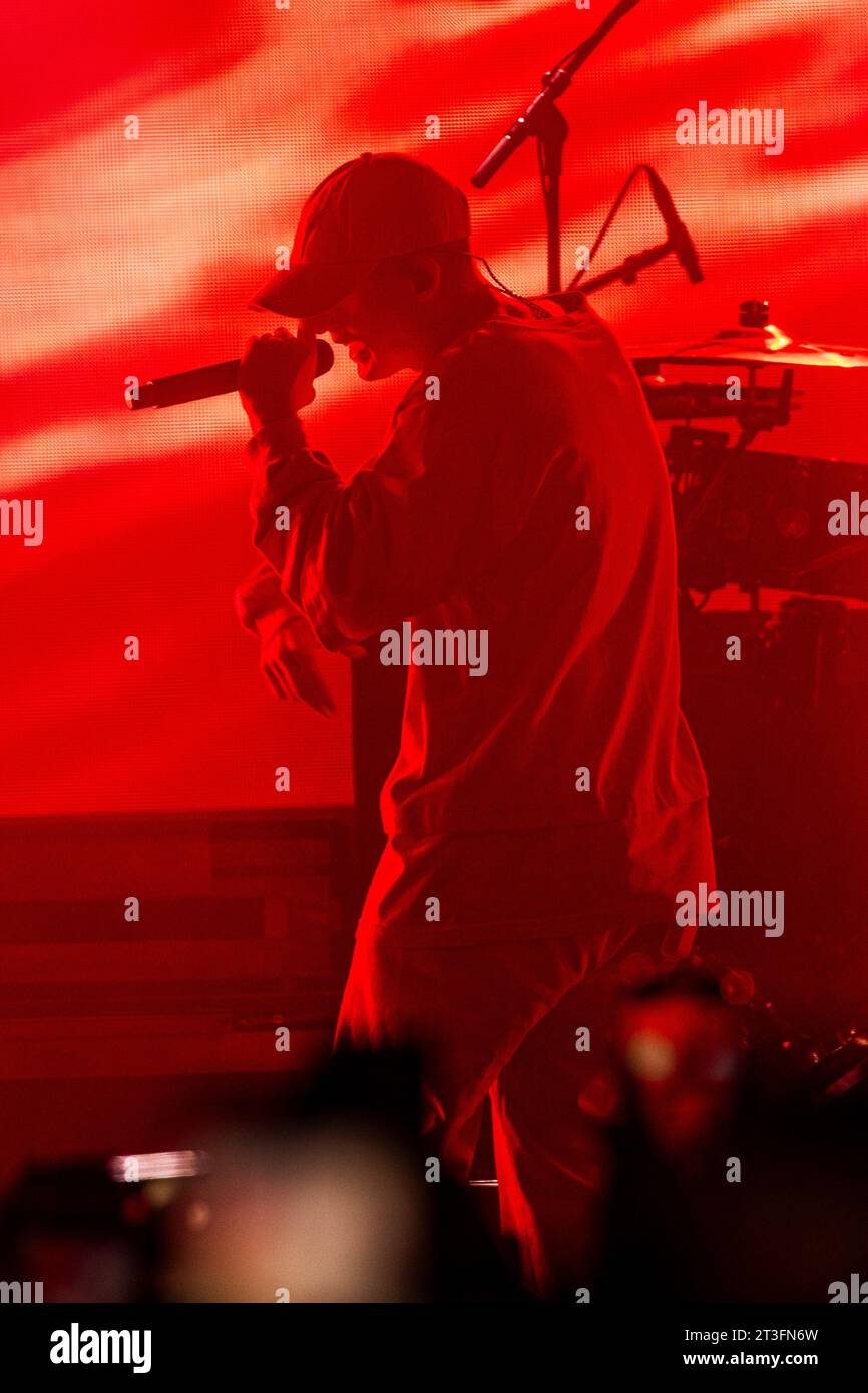 American rapper NF in concert Stock Photo - Alamy