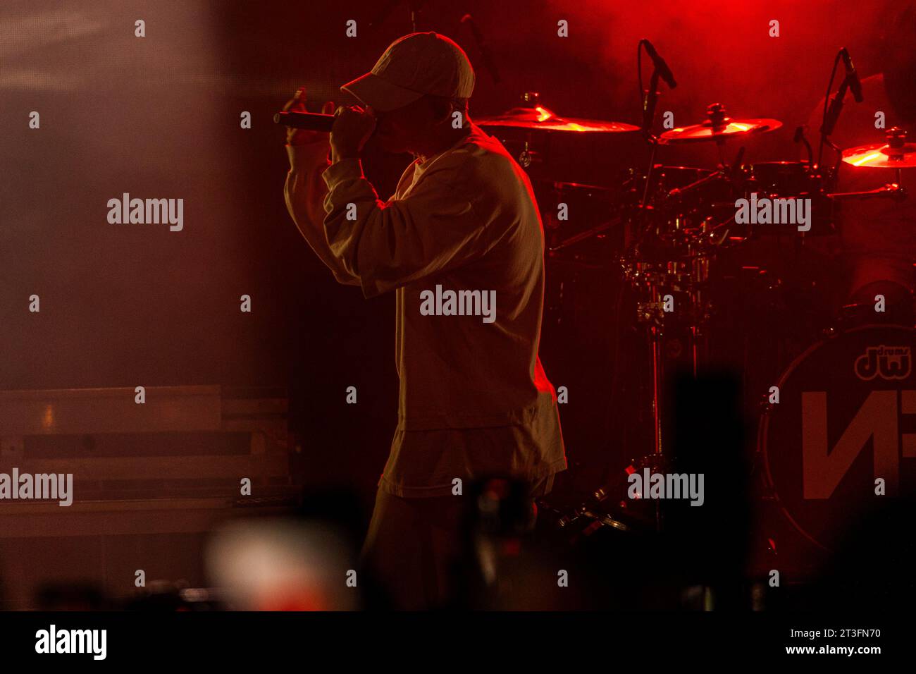 American rapper NF in concert Stock Photo - Alamy