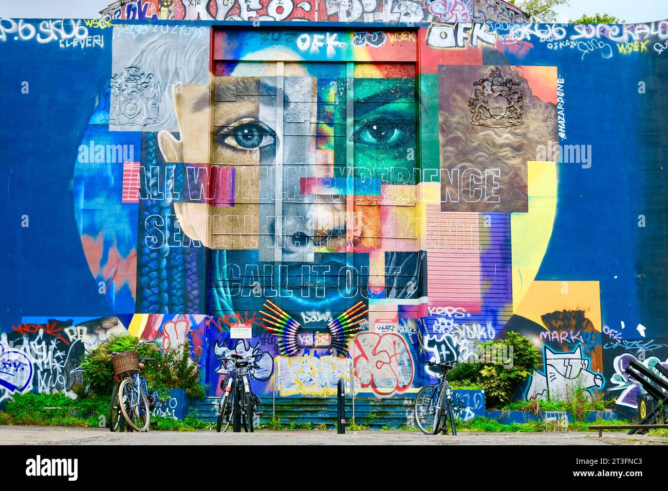 United Kingdom, Bristol, Bristol Old Bank Murals Gallery, mural by ...