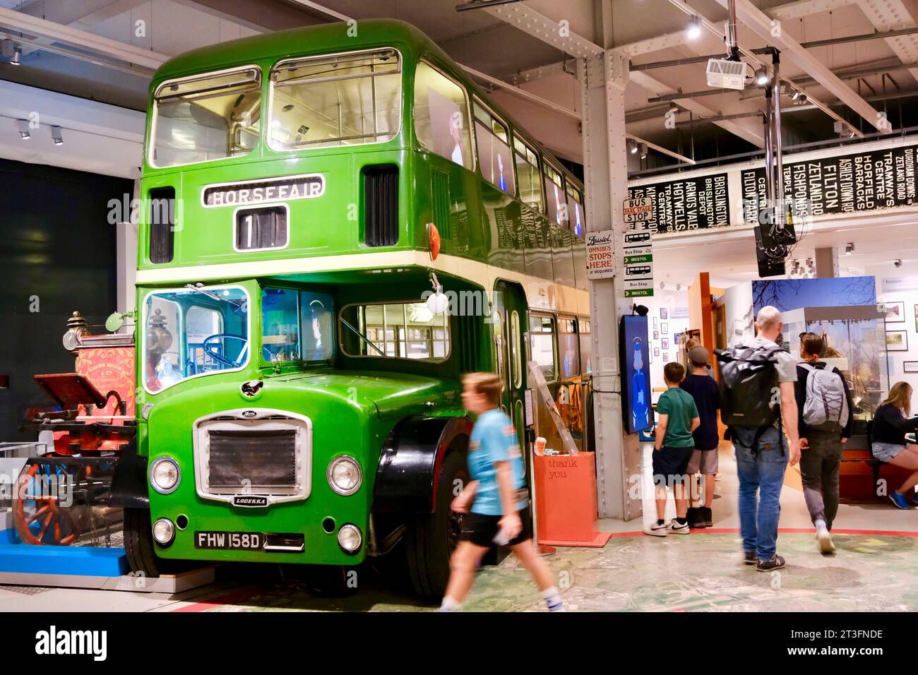 United Kingdom, Bristol, Princes Wharf, the M Shed museum dedicated to ...