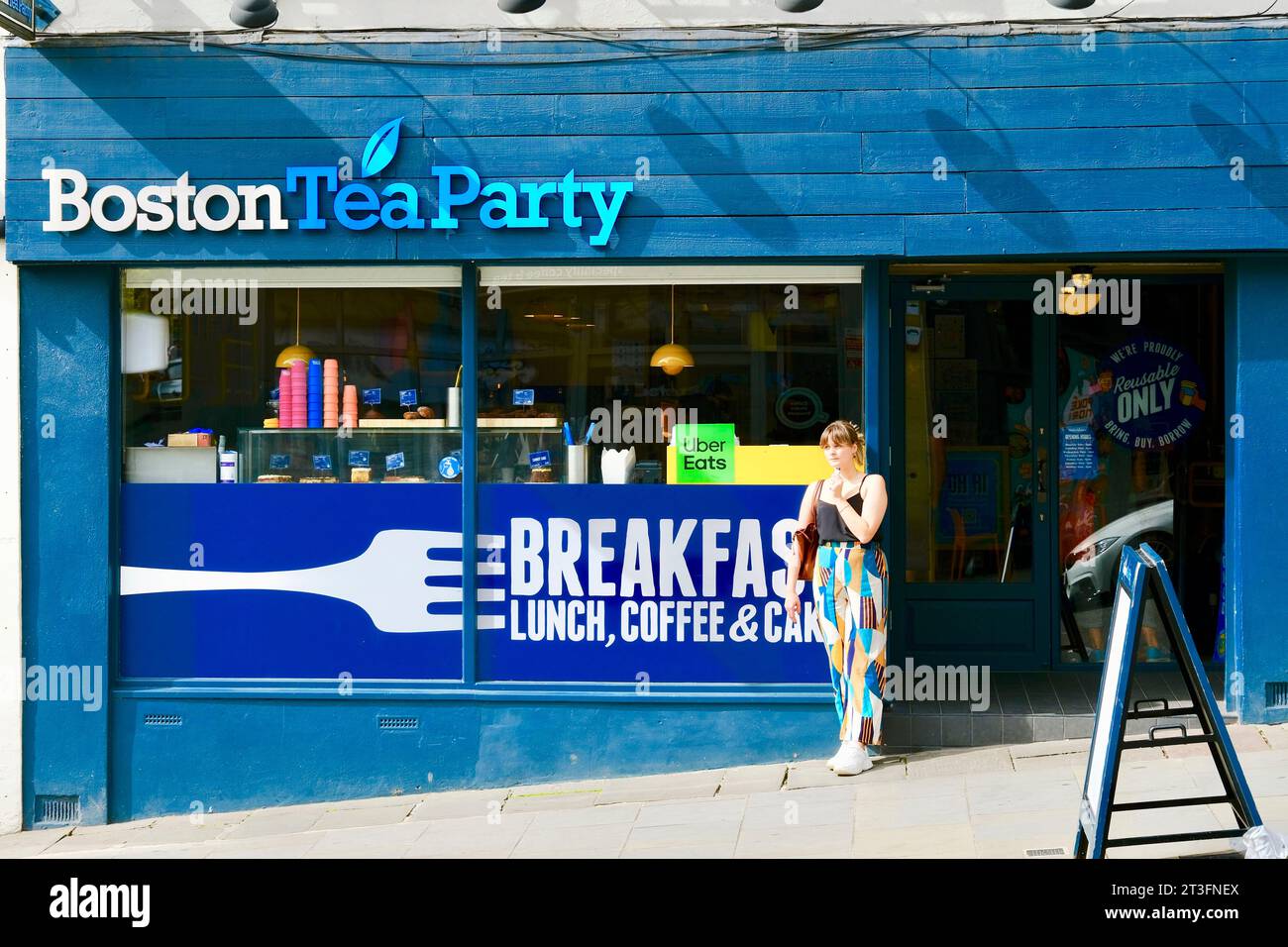 Boston tea party sign hi-res stock photography and images - Alamy