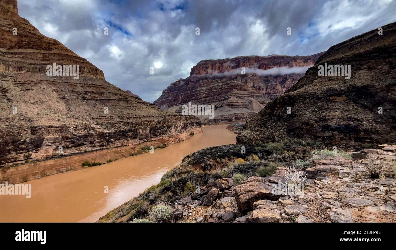 Photograph of the Grand Canyon National Park, where the great Colorado ...