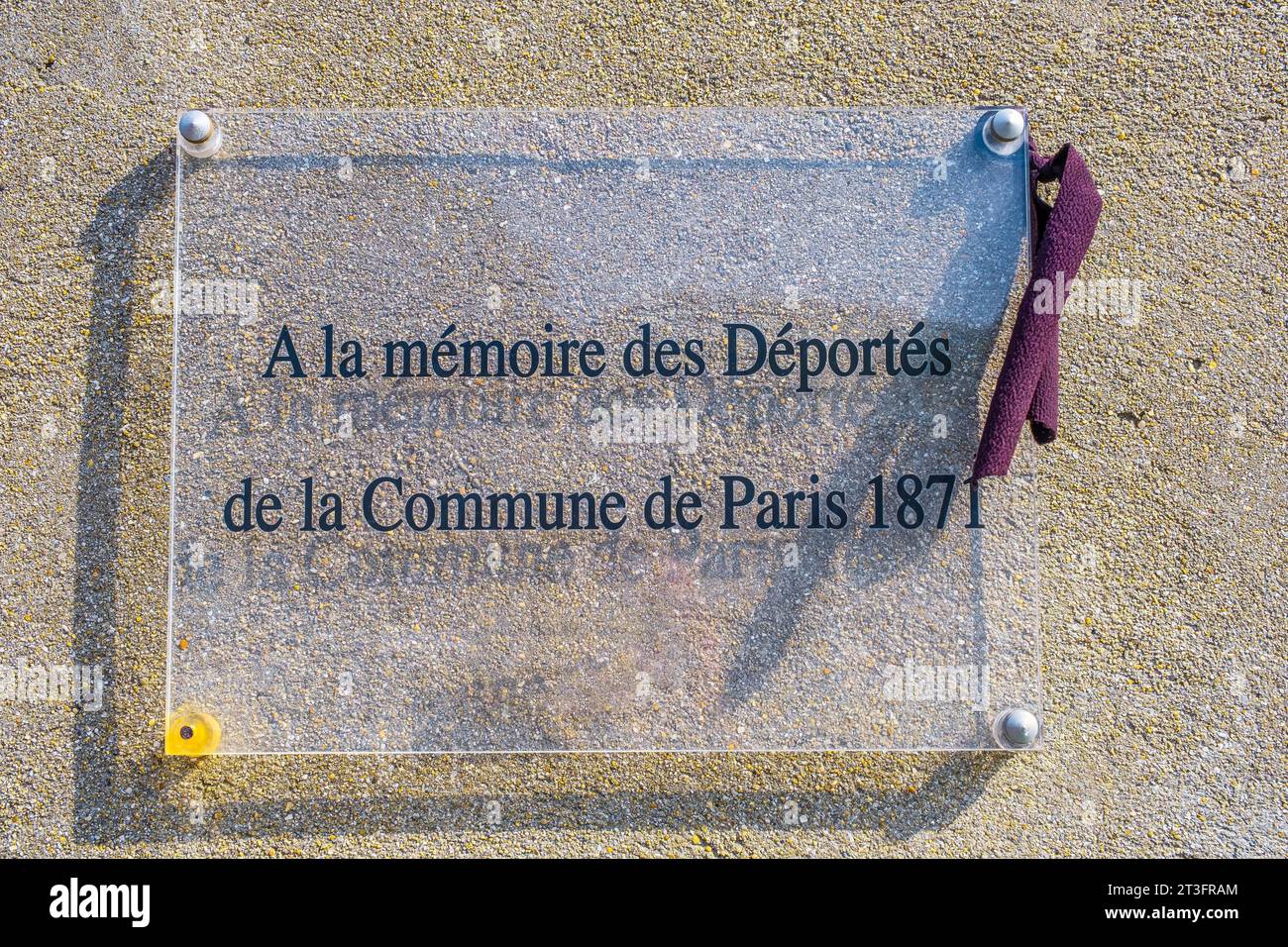 France, Charente Maritime, Ile de Re, Saint Martin de Re, plaque in ...
