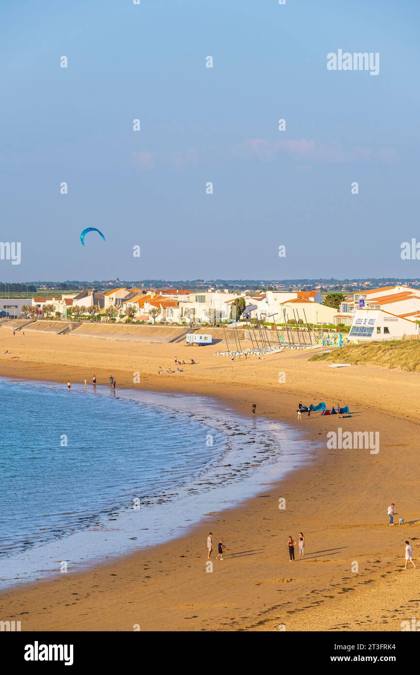 France, Vendee, La Barre-de-Monts, Fromentine beach Stock Photo - Alamy