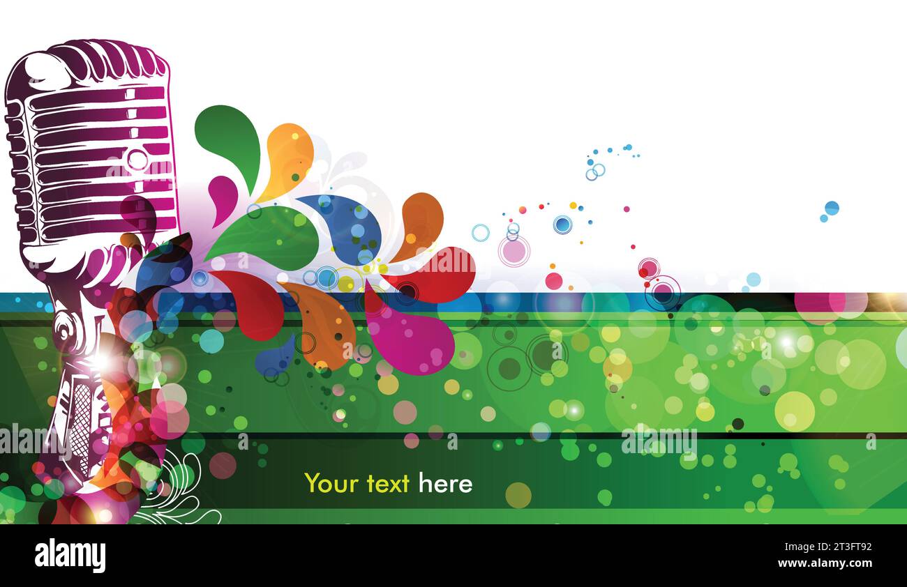 Royalty free background music Stock Vector Images - Alamy