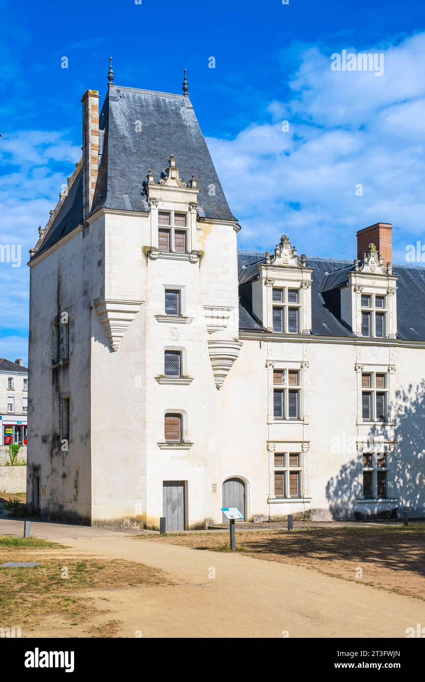 France, Loire Atlantique, Ancenis-Saint-Géréon, Ancenis castle ...