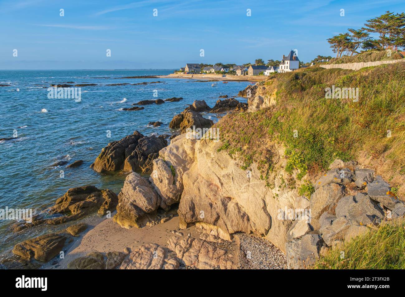 France, Loire-Atlantique, Guerande peninsula, Piriac-sur-Mer, Pointe du ...