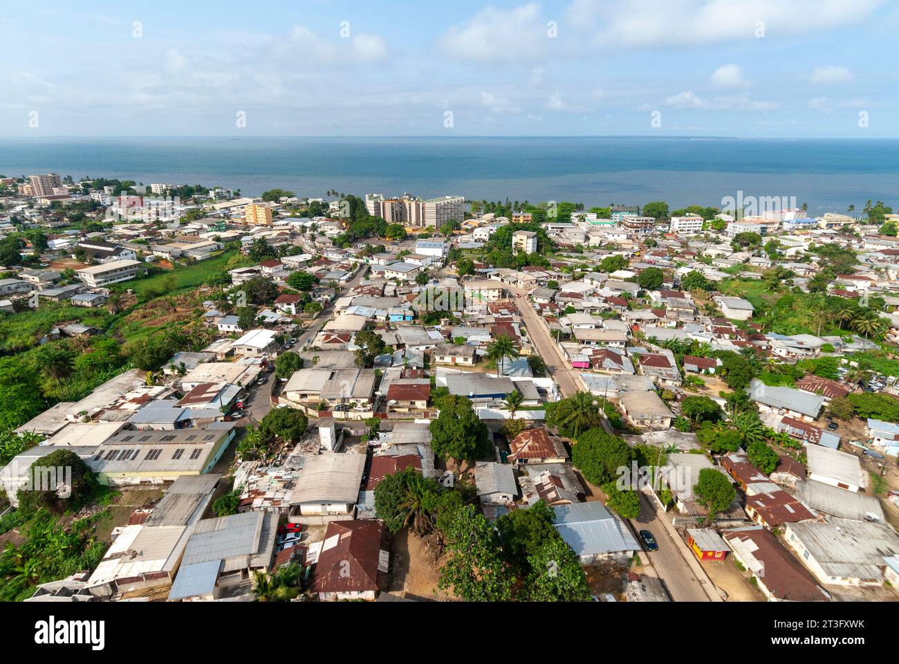 Libreville aerial hi-res stock photography and images - Alamy