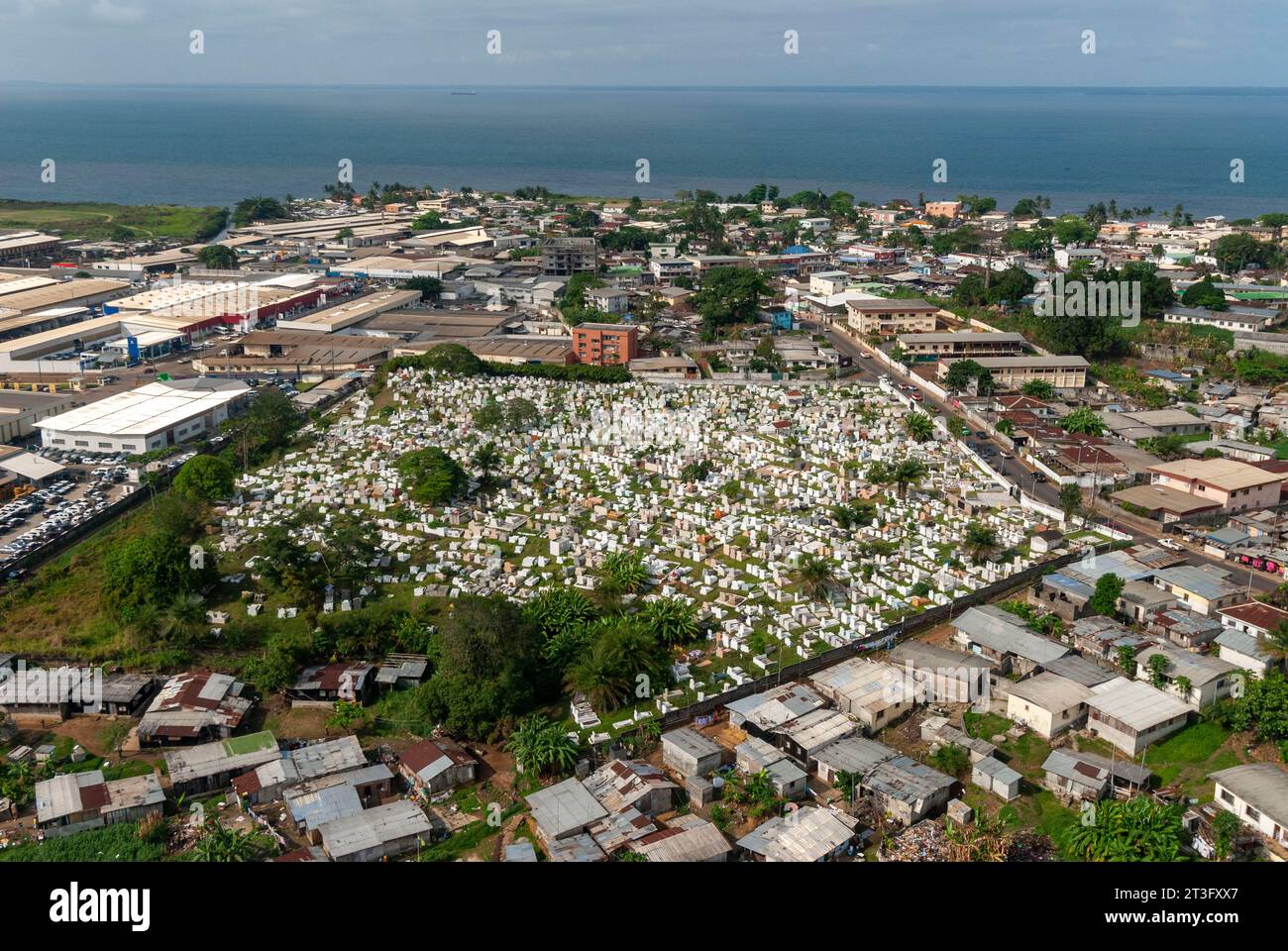 Libreville aerial hi-res stock photography and images - Alamy